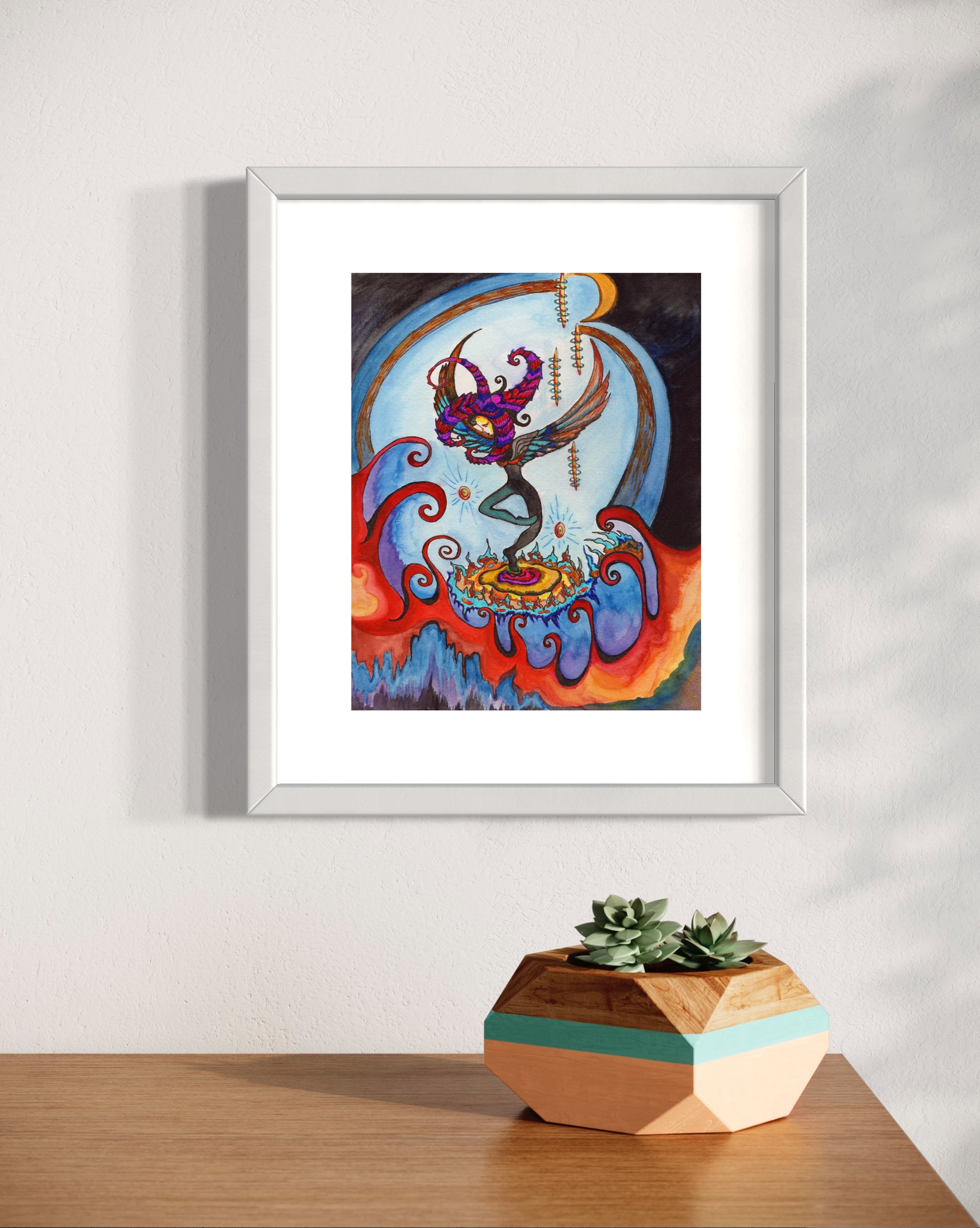 Fire Dancer – Dina’s Art