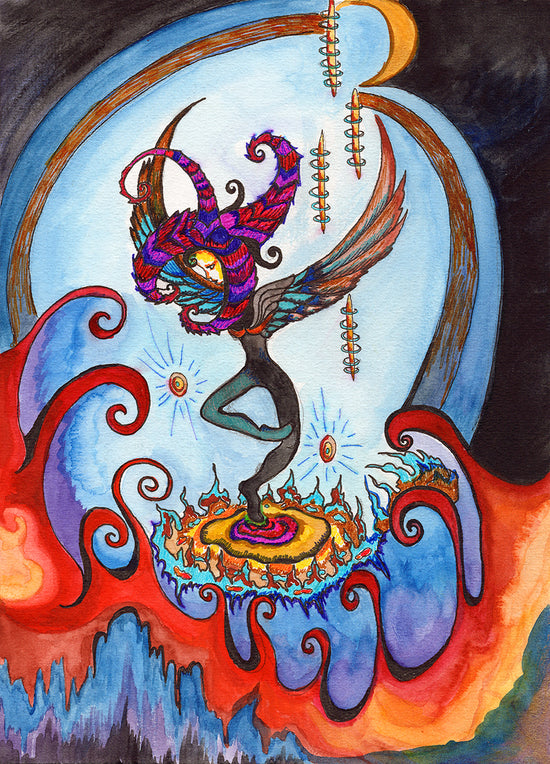 Fire Dancer – Dina’s Art